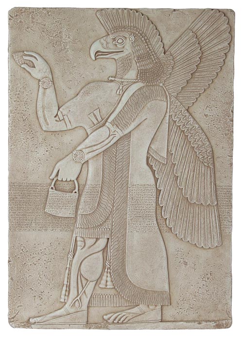 Assyrian eagle headed spirit - The Museum Outlet