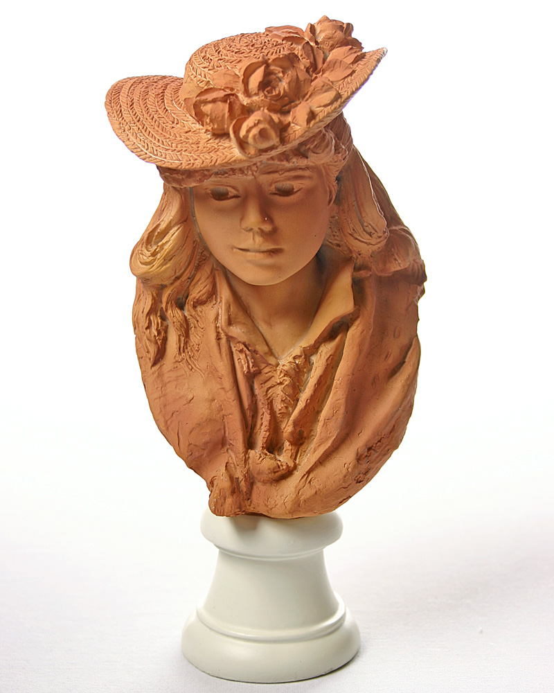 Rose Beuret in Straw Hat Portrait Statue by Rodin - The Museum Outlet