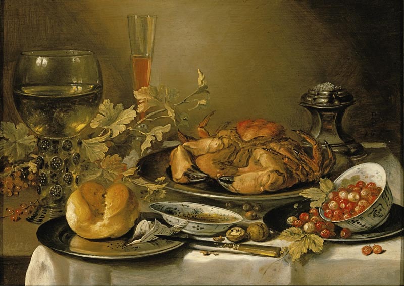 Still life with crab - 1657 - The Museum Outlet